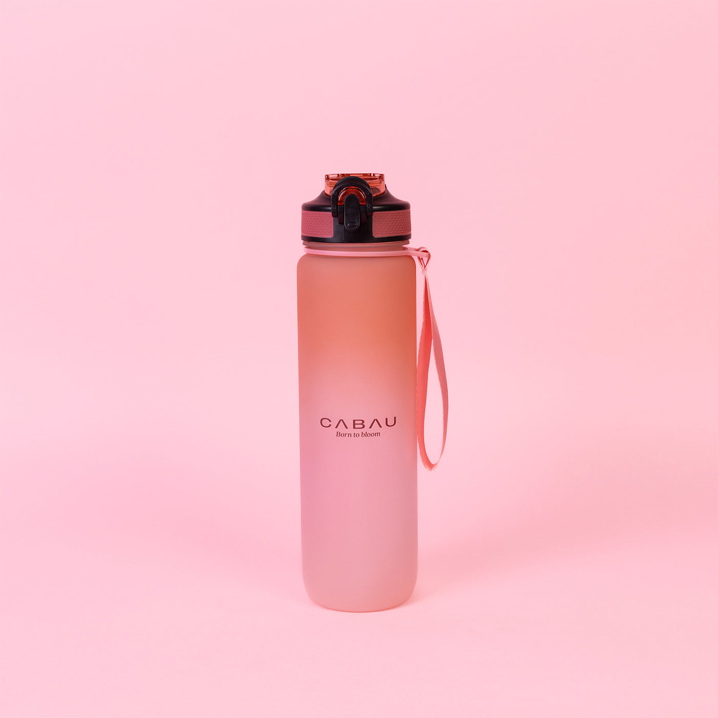 Cabau Bloom Waterfles / Drinkfles met rietje | 1 liter | BPA-& Lekvrij ...