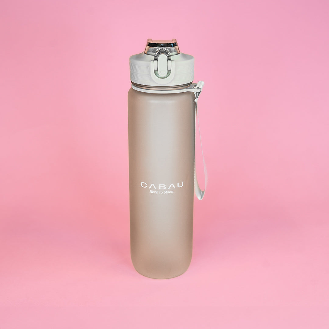 Cabau Bloom Waterfles / Drinkfles met rietje | 1 liter | BPA-& Lekvrij ...