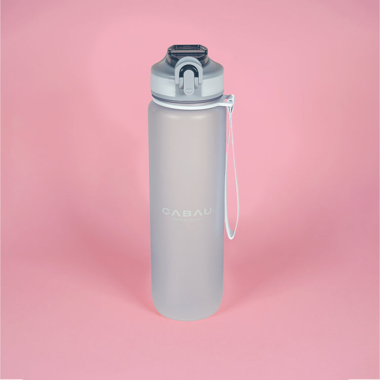Cabau Bloom Waterfles / Drinkfles met rietje | 1 liter | BPA-& Lekvrij ...