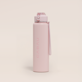 Bloom Waterfles - Staal – Cabau Lifestyle