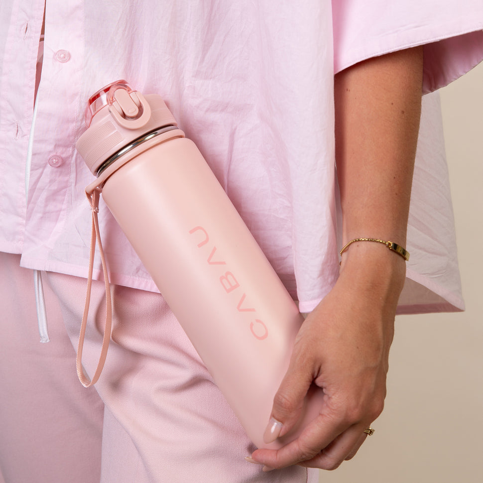 Bloom Waterfles - Staal – Cabau Lifestyle
